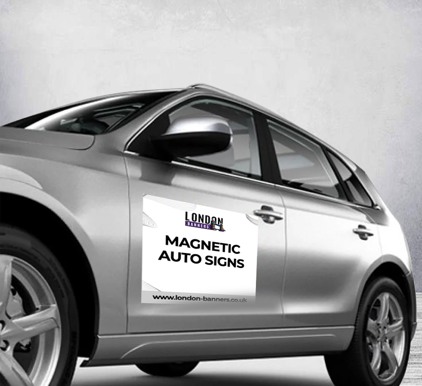 Magnetic Auto Signs Same Day & Next Day Printing London