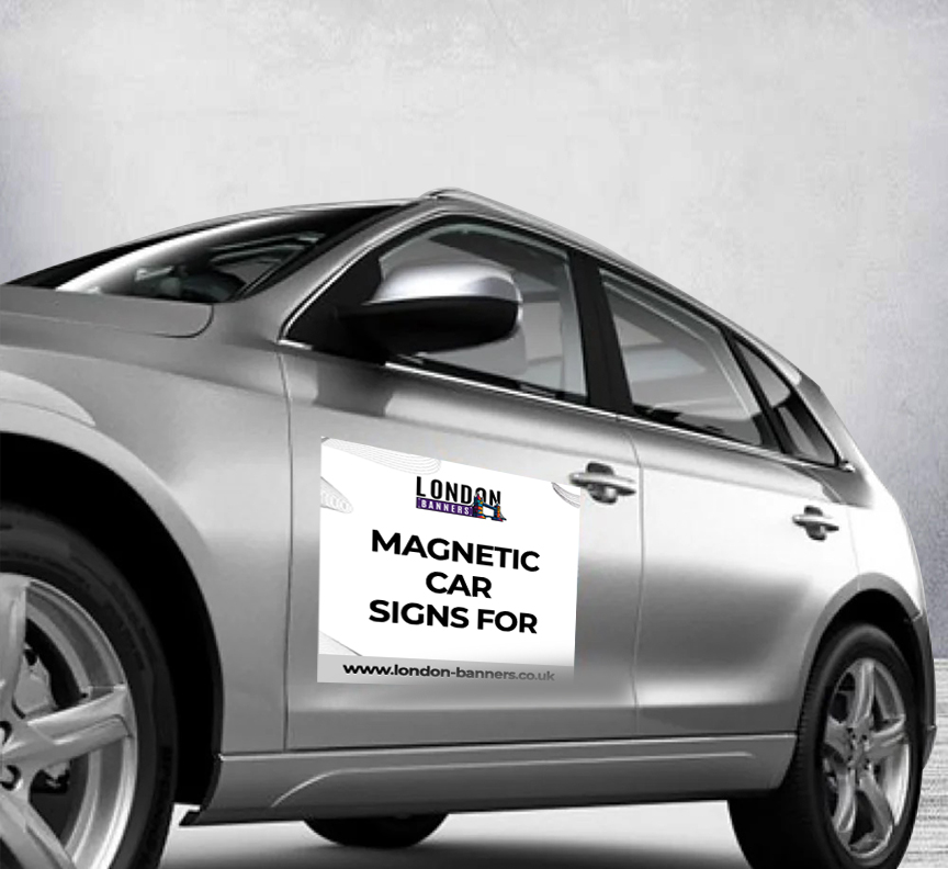 Magnetic Car Signs for Business Same Day & Next Day Printing London